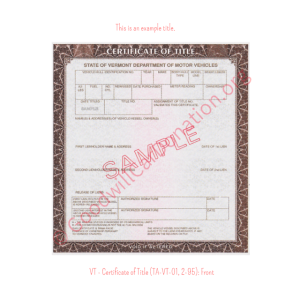 How To Sign Your Vermont Vehicle Title - Goodwill Car Donation