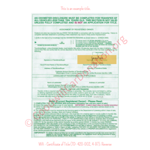 How To Sign Your Washington Vehicle Title - Goodwill Car Donation