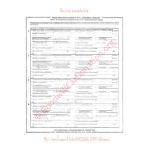 How To Sign Your Wisconsin Titles | Goodwill Car Donations