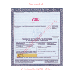 How To Sign Your Wisconsin Titles | Goodwill Car Donations